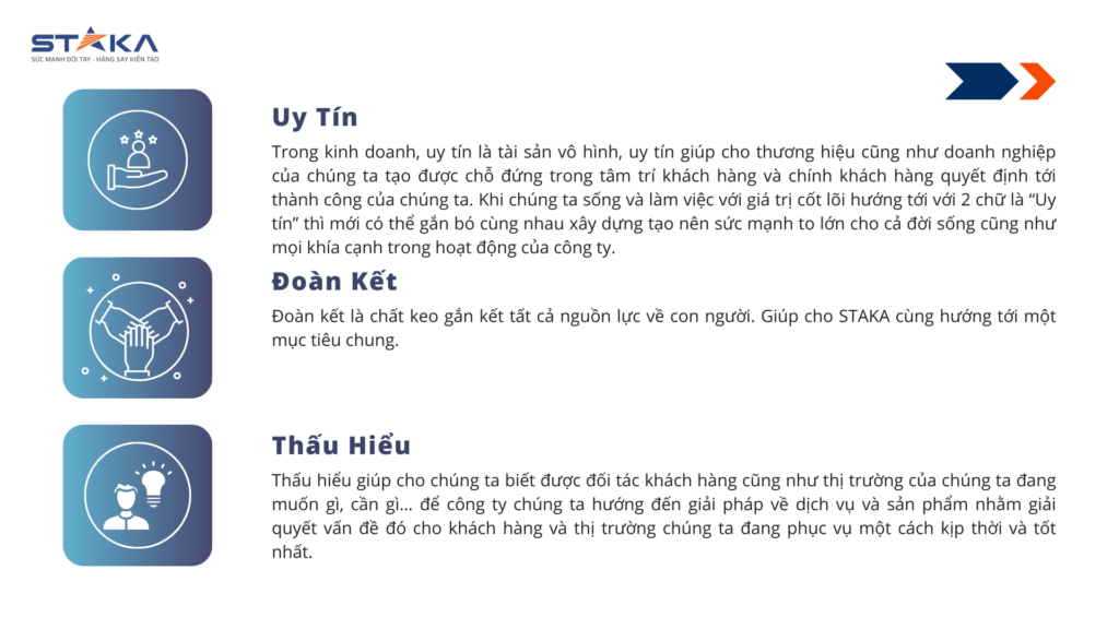 Văn hoá doanh nghiệp - STAKA VIỆT NAM
